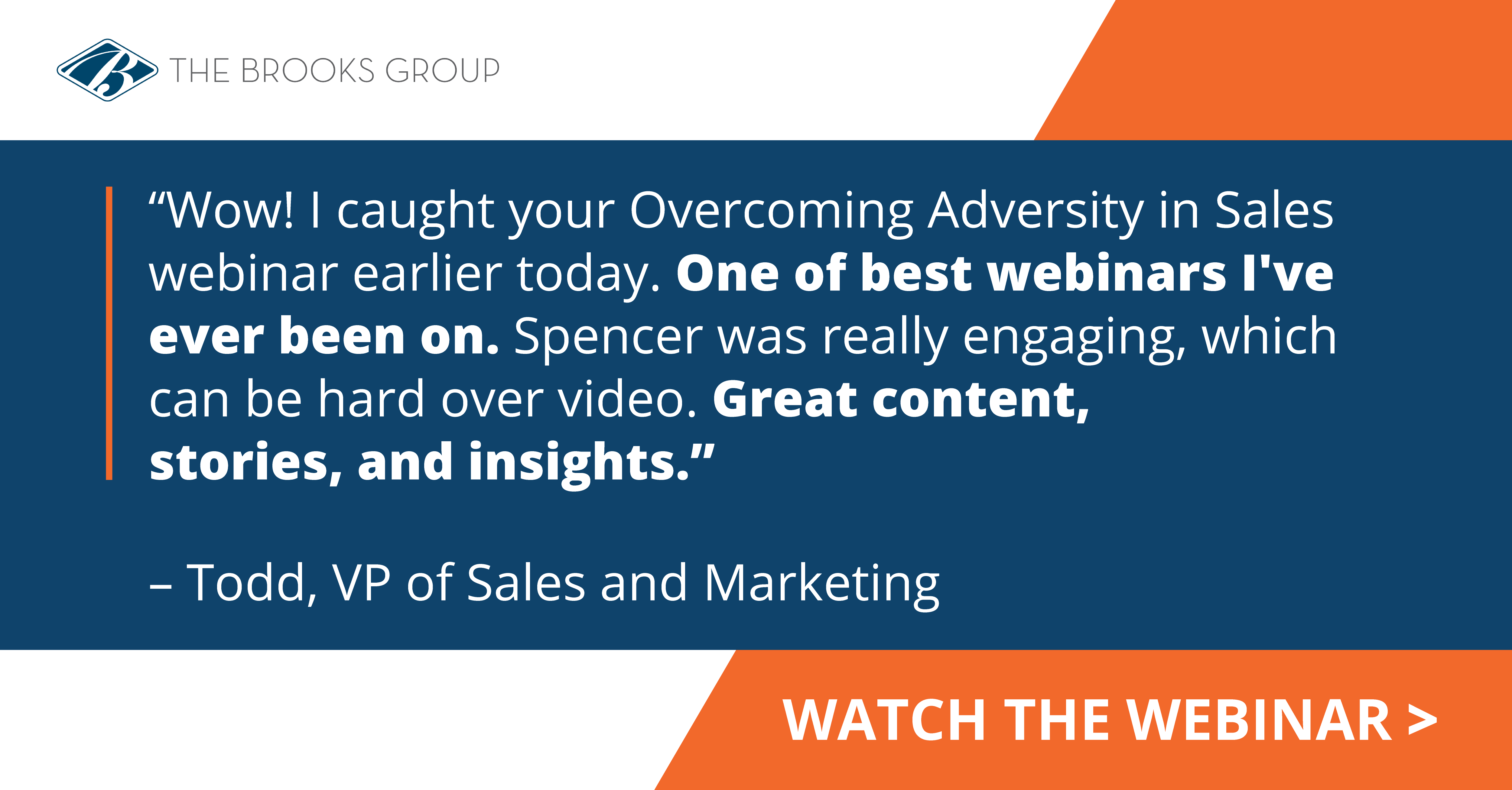 Overcoming Adversity in Sales